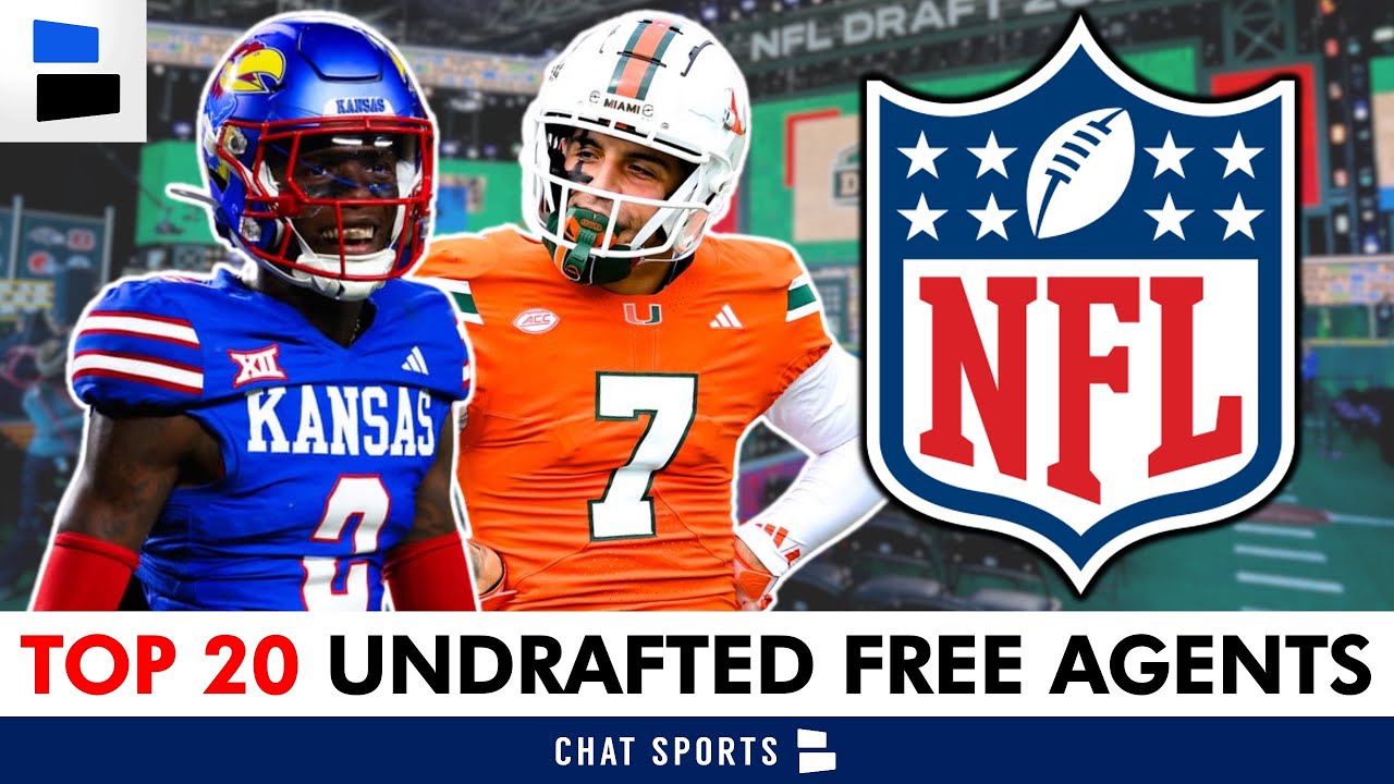 NFL UDFA Tracker: Top 20 Undrafted Free Agent Signings After 2025 NFL Draft Ft. Cobee Bryant