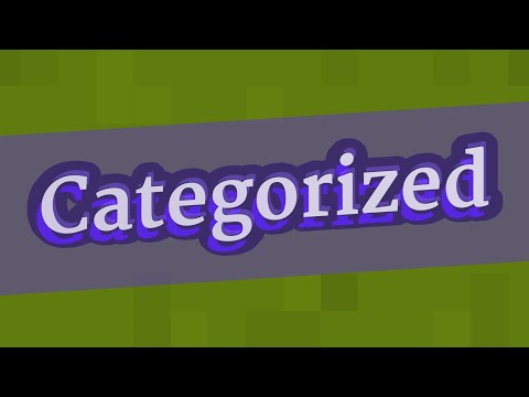 CATEGORIZED pronunciation • How to pronounce CATEGORIZED