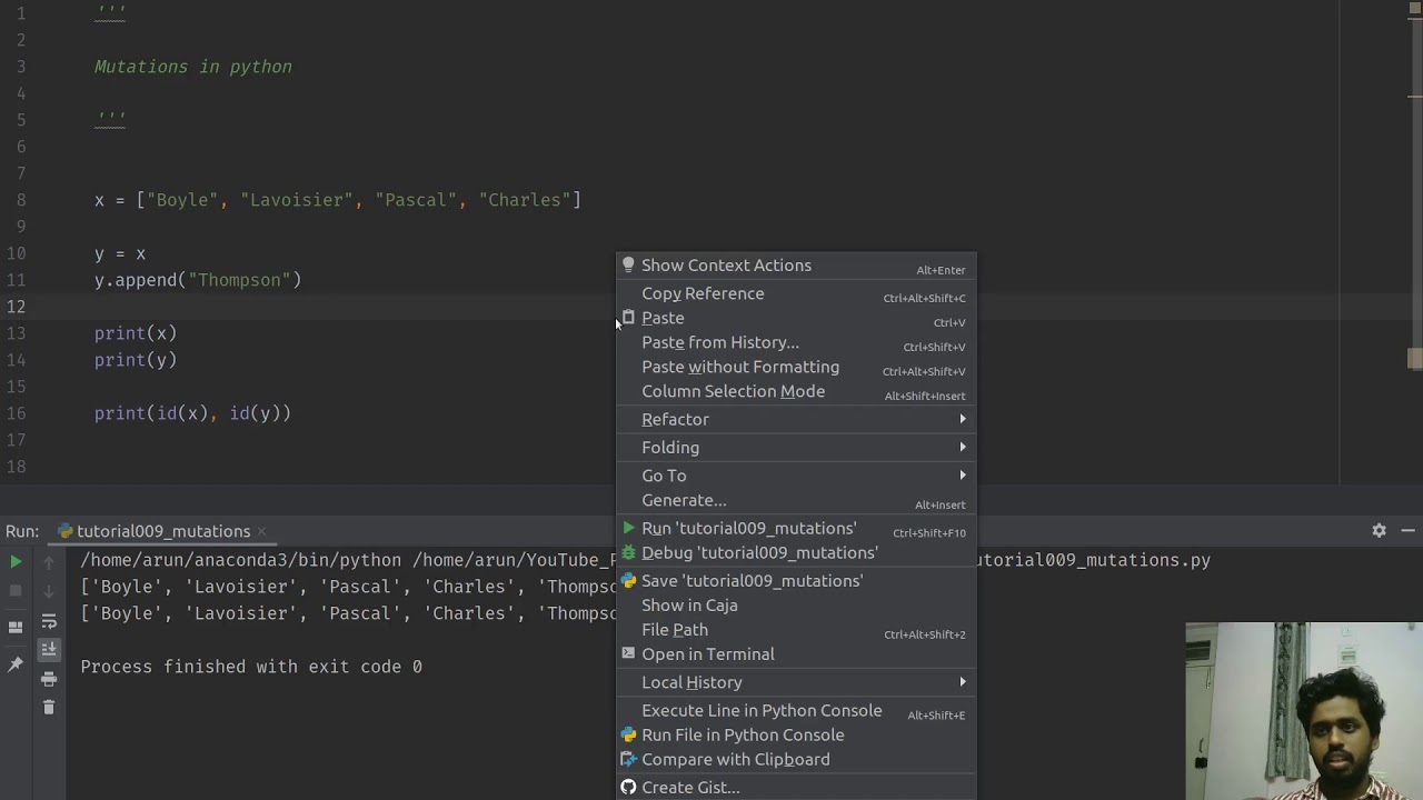 Scientific Python: 009: Mutations in Python