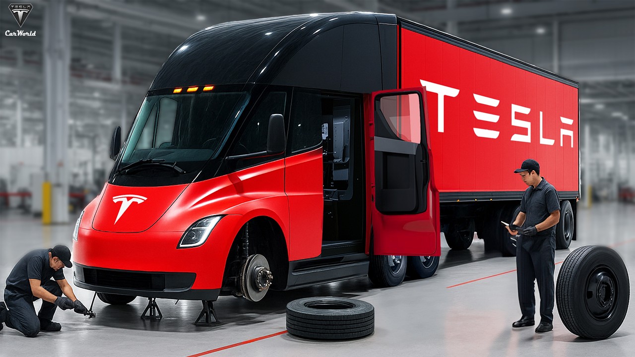 Tesla Semi NEW Version 2026 Update! Huge Design & Battery Changes & 70% Giga Factory Complete!