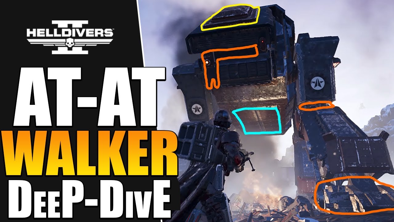 Helldivers 2 - Factory Strider Weak Spot Guide & Tips