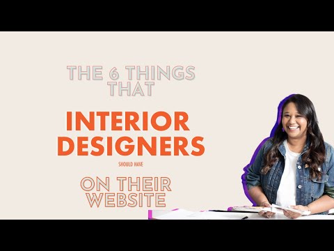 The six things every interior designer should have on their website