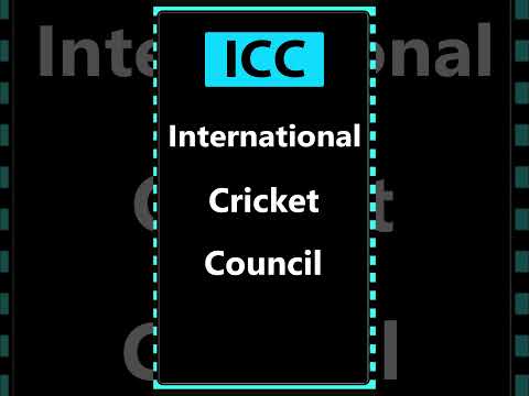 Full form of ICC #shorts #icc