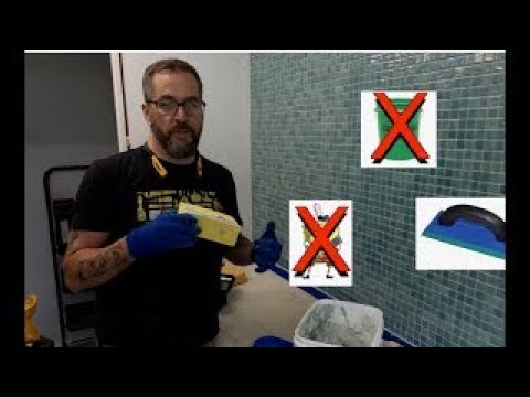 DIY-Grout Like a Pro! Mapei flexcolor CQ. (frost)