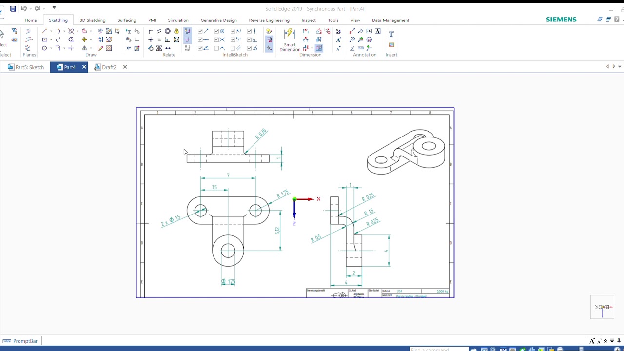 Solid Edge 2019 synchronous to ordered