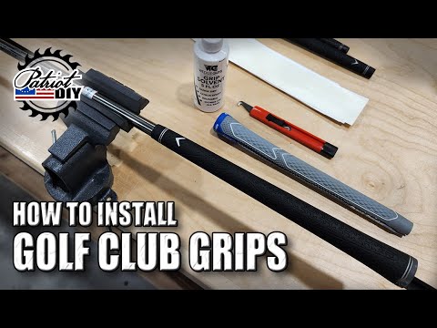 How To Regrip Golf Clubs / Easy Golf Grip Install
