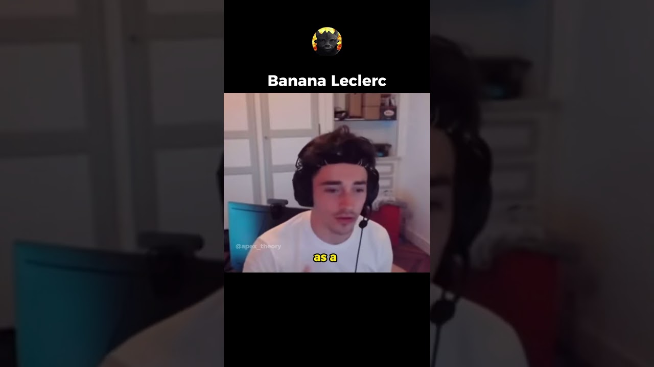 Banana leclerc🍌 #shorts #f1