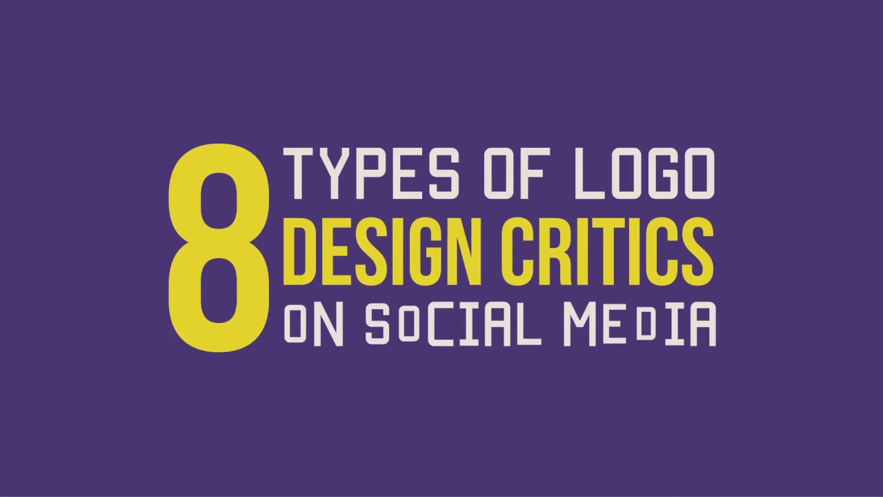 8 Types of Logo Design Critics on Social Media
