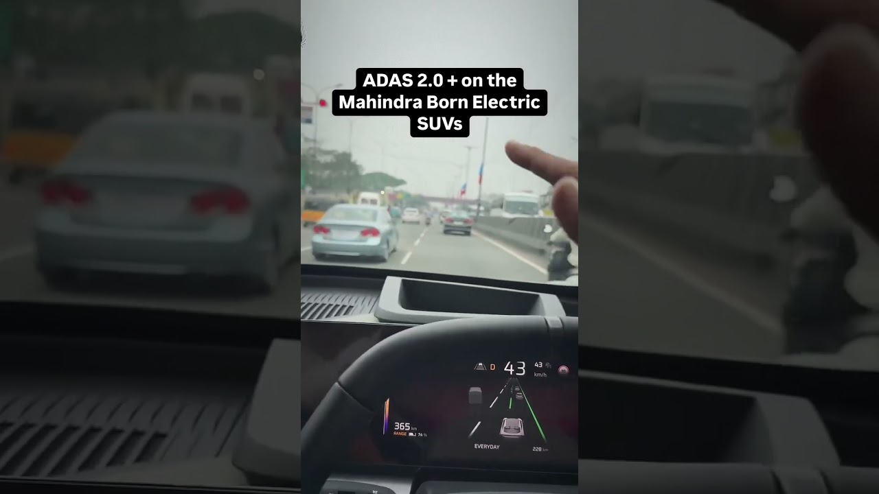 The adas on the BE e6 and XEV 9e offer the most advanced ADAS in the mainstream segment. #shorts