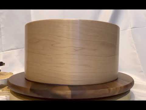Famous Drum Company 7x14” Steam-bent, Single-ply, Solid Maple | Reverb