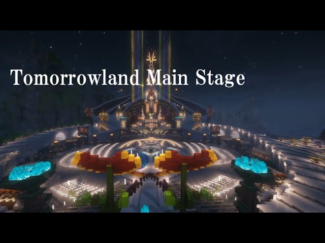 Tomorrowland Main Stage Minecraft Map