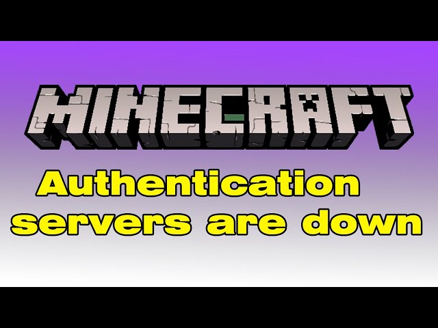 How to fix 'authentication server error' in Minecraft (May 2022)