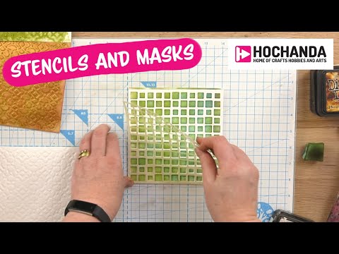 How to Use Stencils and Masks In Your Craft Projects by Ali Reeve at Stamps Away - Hochanda