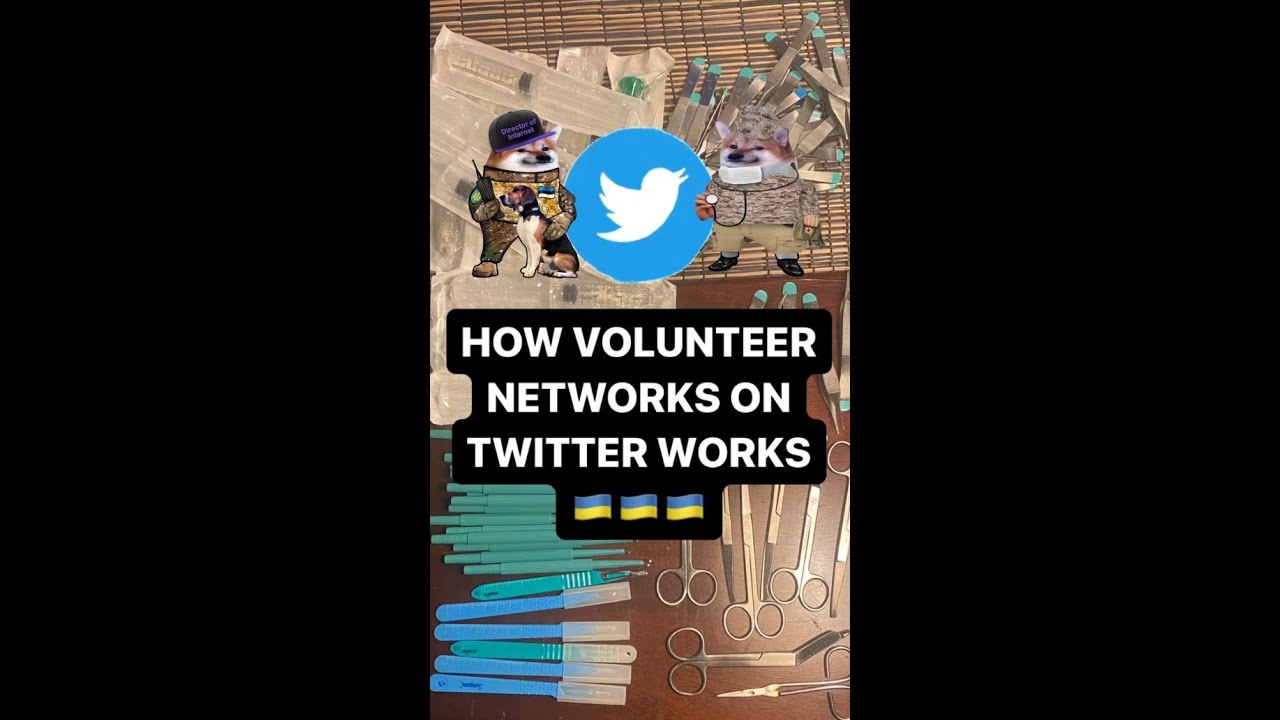 How volunteer networks on Twitter works - ANIMAL RESCUE UKRAINE