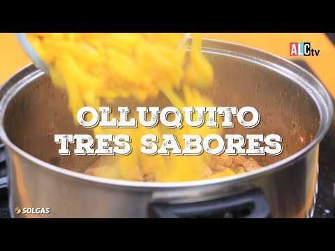 Solgas 72 Recetas - Olluquito Tres Sabores