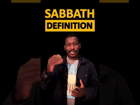 Which day is the Sabbath?