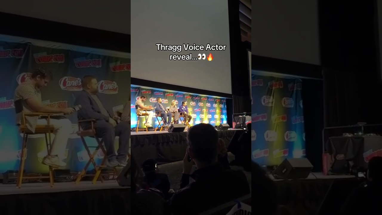 Lee Pace appeared at the INVINCIBLE panel at NYCC surprising everyone he's voiced Thragg in season 4