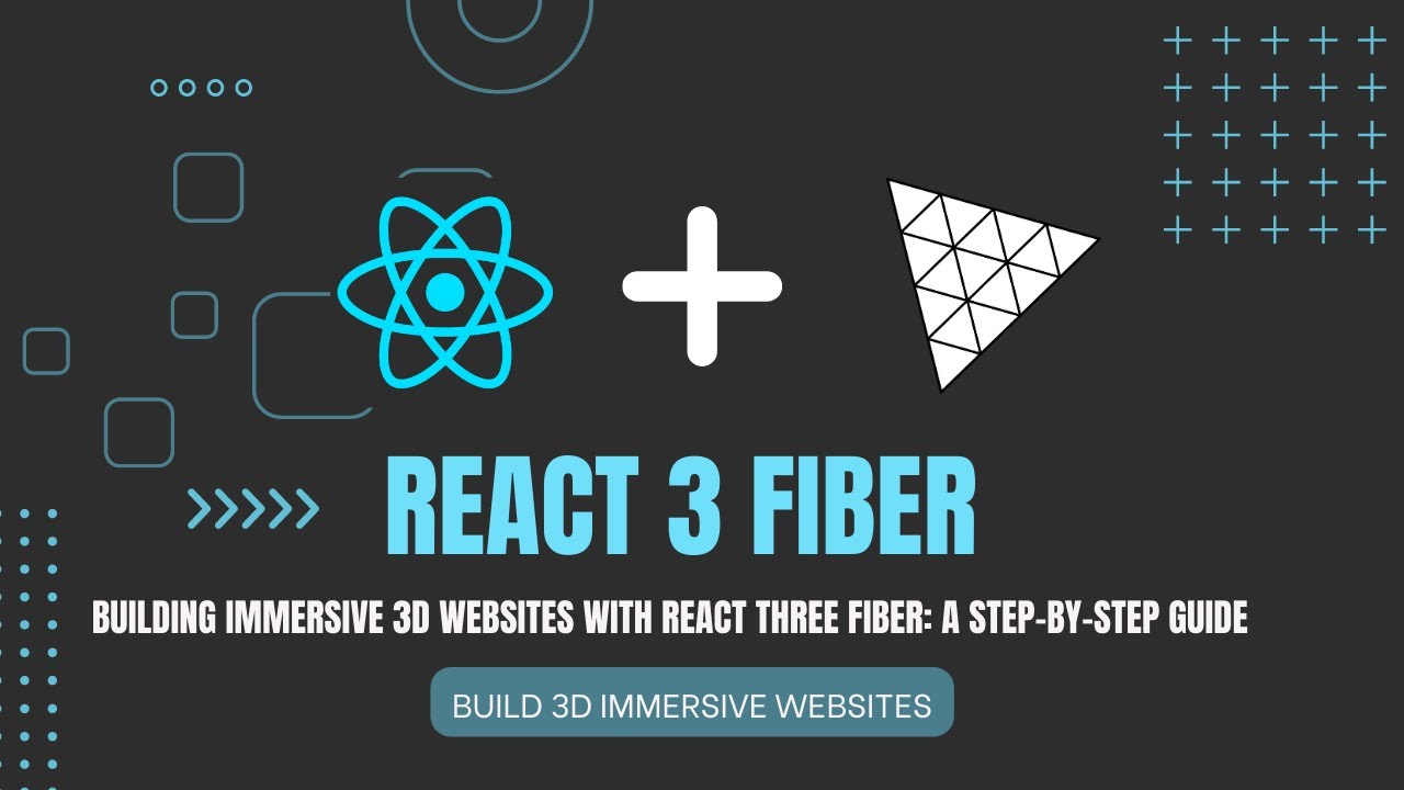 Creating Immersive 3D Web Experiences with React Three Fiber | React + Three JS