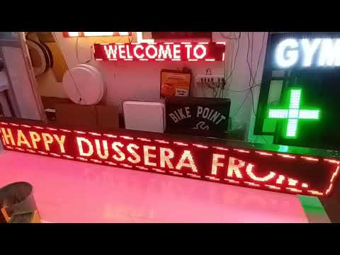 Scrolling LED Display - LED Scrolling Display Board Latest Price ...