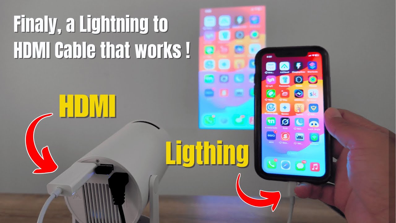 Lightning to HDMI Cable for iPhone - TESTED, it Really Works!