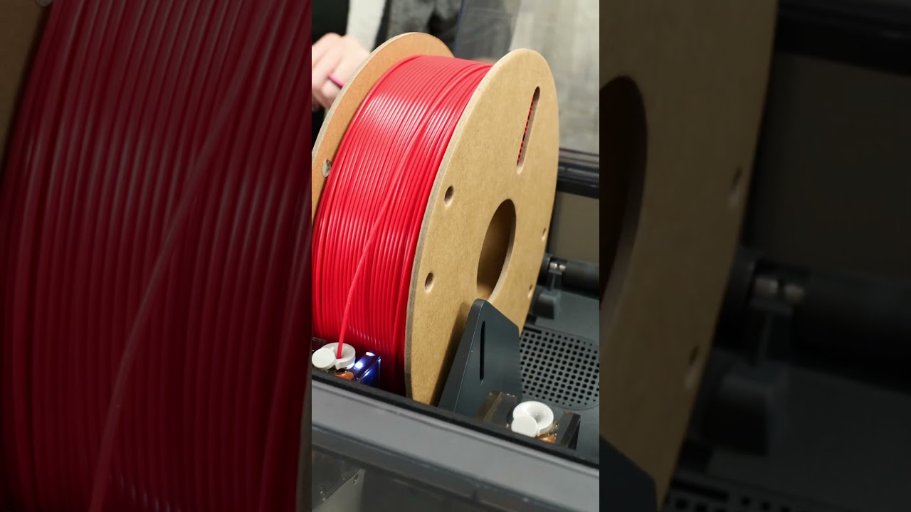 HOW TO LOAD AMS ON BAMBU P1S  #3dprinting #3dprintingstudio #3dprinter #bambu