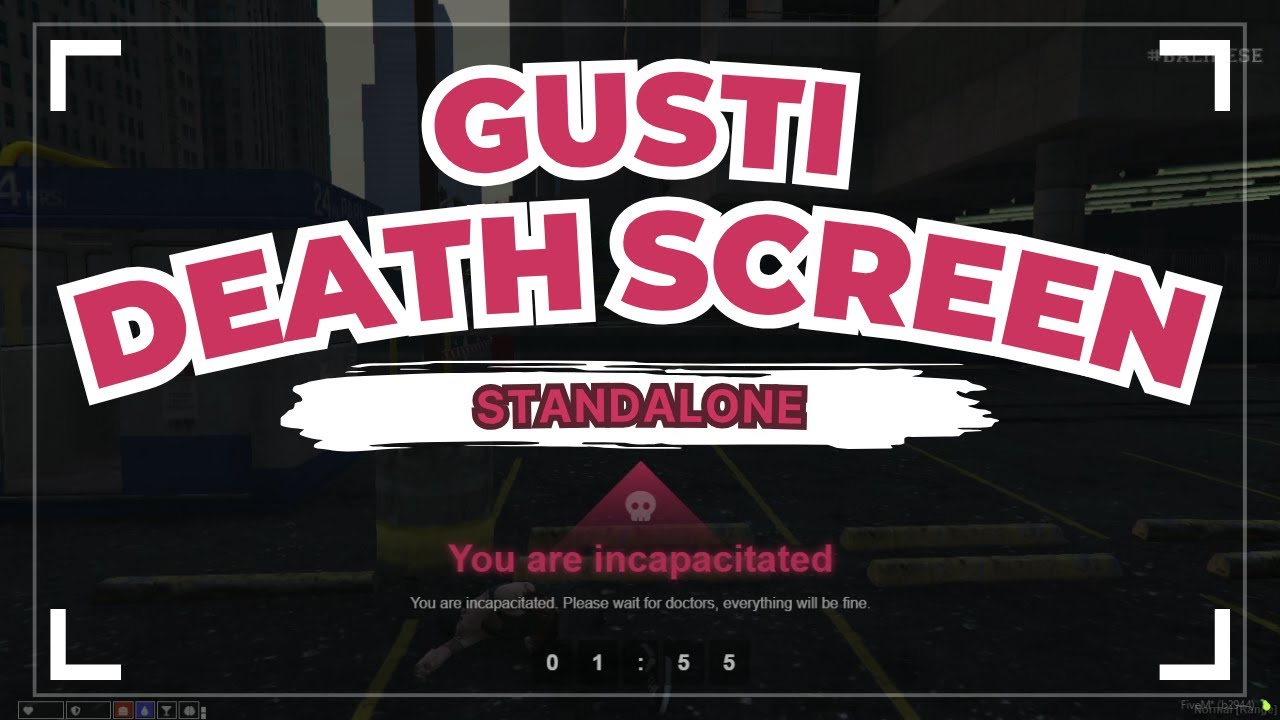 [STANDALONE] GUSTI DEATH SCREEN | FIVEM SCRIPT