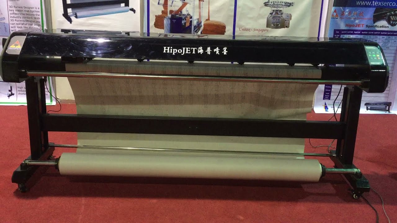 Yin USA, HipoJet plotter, plotting demo in a show