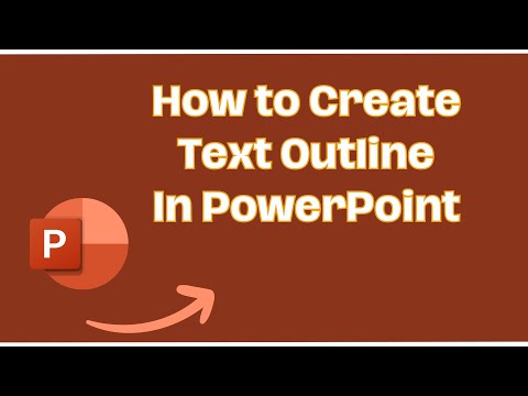 How to Create Text Outline In PowerPoint