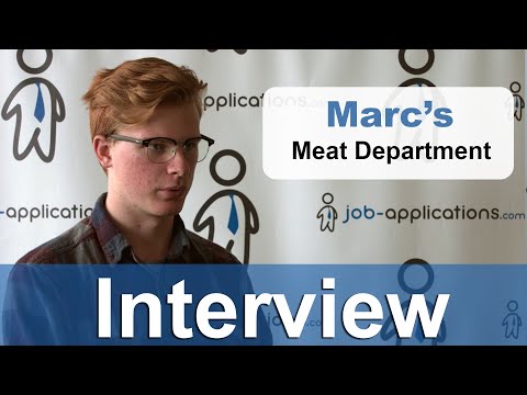 Marcs Interview - Meat Department Associate