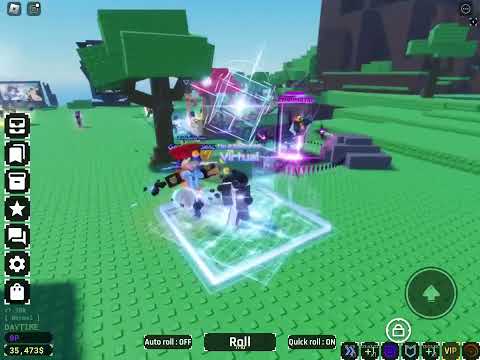 Flex Battle in Sols RNG Against: BirthdayDoge On Roblox
