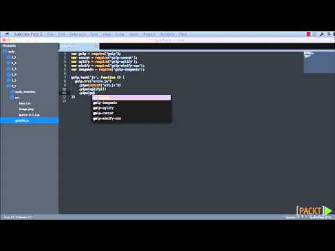 Learn Rapid Gulp Tutorial Optimizing CSS JavaScript and Images | packtpub com - Mind Luster