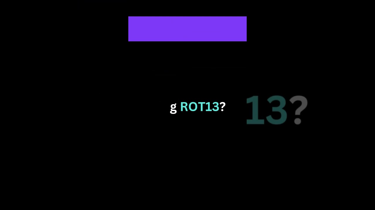 How do you decipher a message using ROT13?  #python