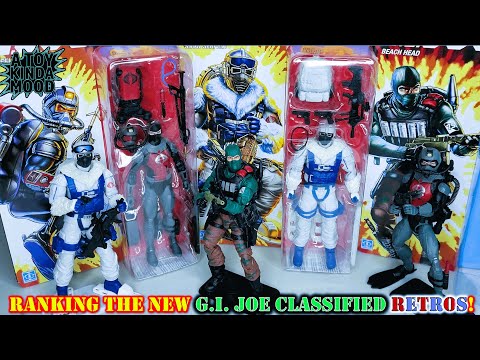 Ranking the New GI Joe Classified RETRO Figures!