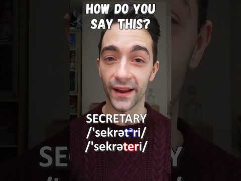How To PRONOUNCE WORDS IN ARY In English | SECRETARY | British English Pronunciation #englishquiz