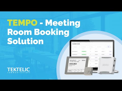 How TEKTELIC Tempo Meeting Room Booking Solution works?