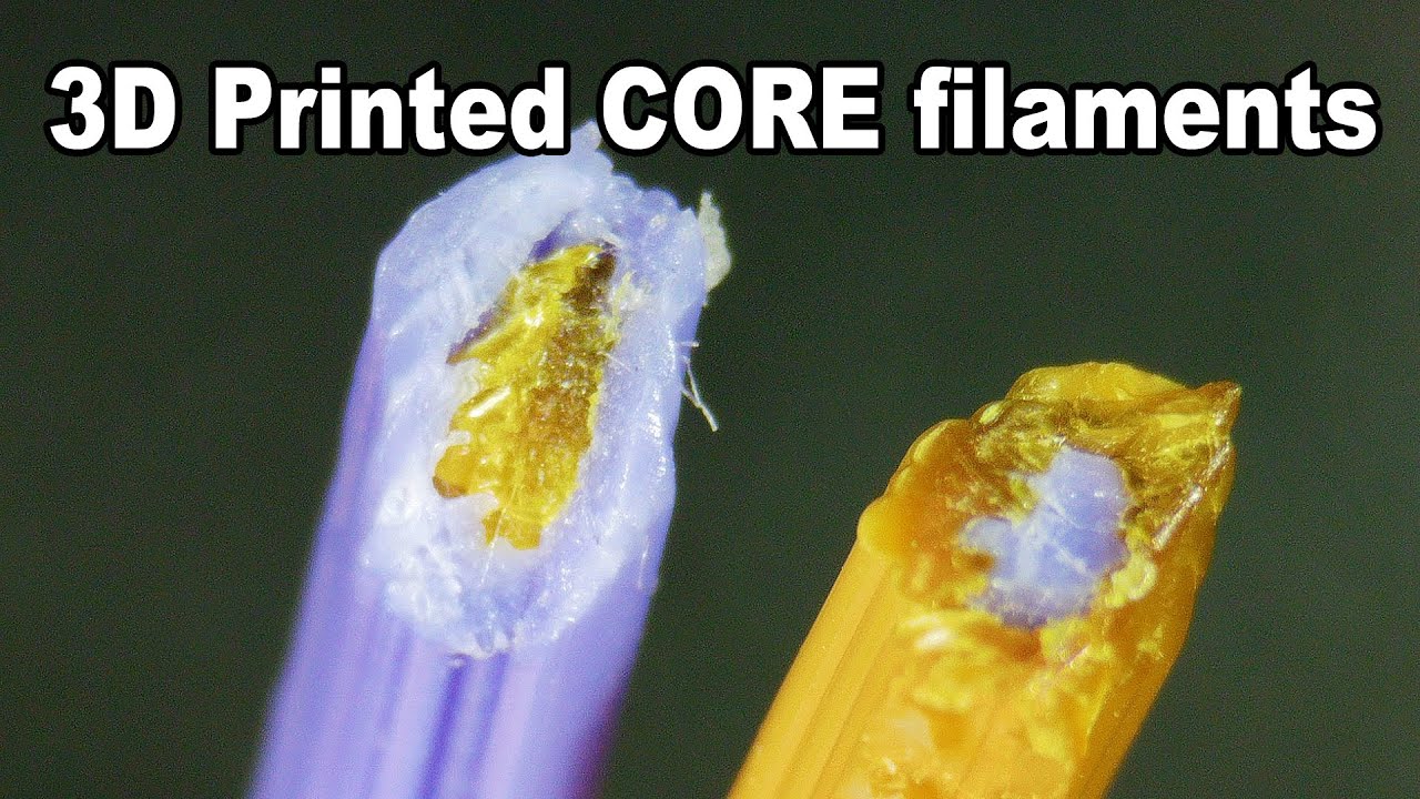 3D Printed DIY Core Filament: Testing the Layer Adhesion Myth