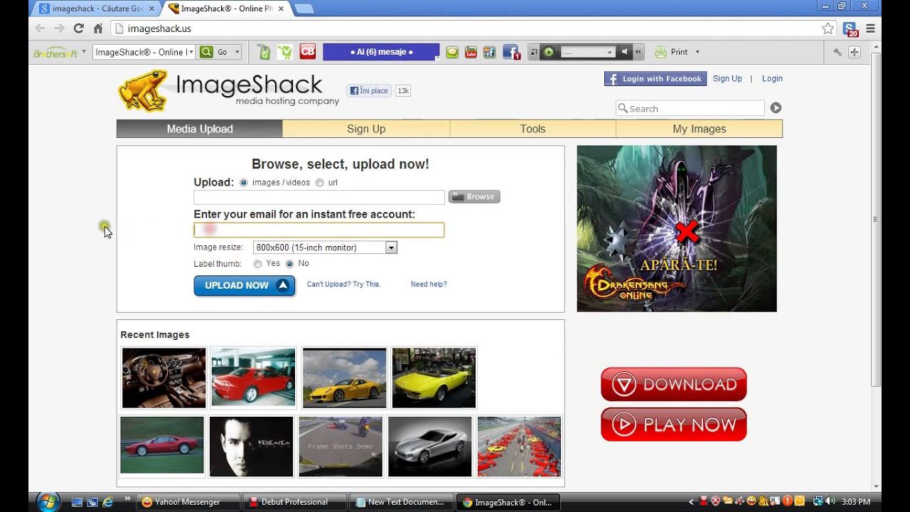 Tutorial Imageshack.us