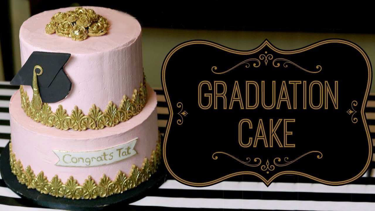 GRADUATION CAKE TUTORIAL || Janie's Sweets