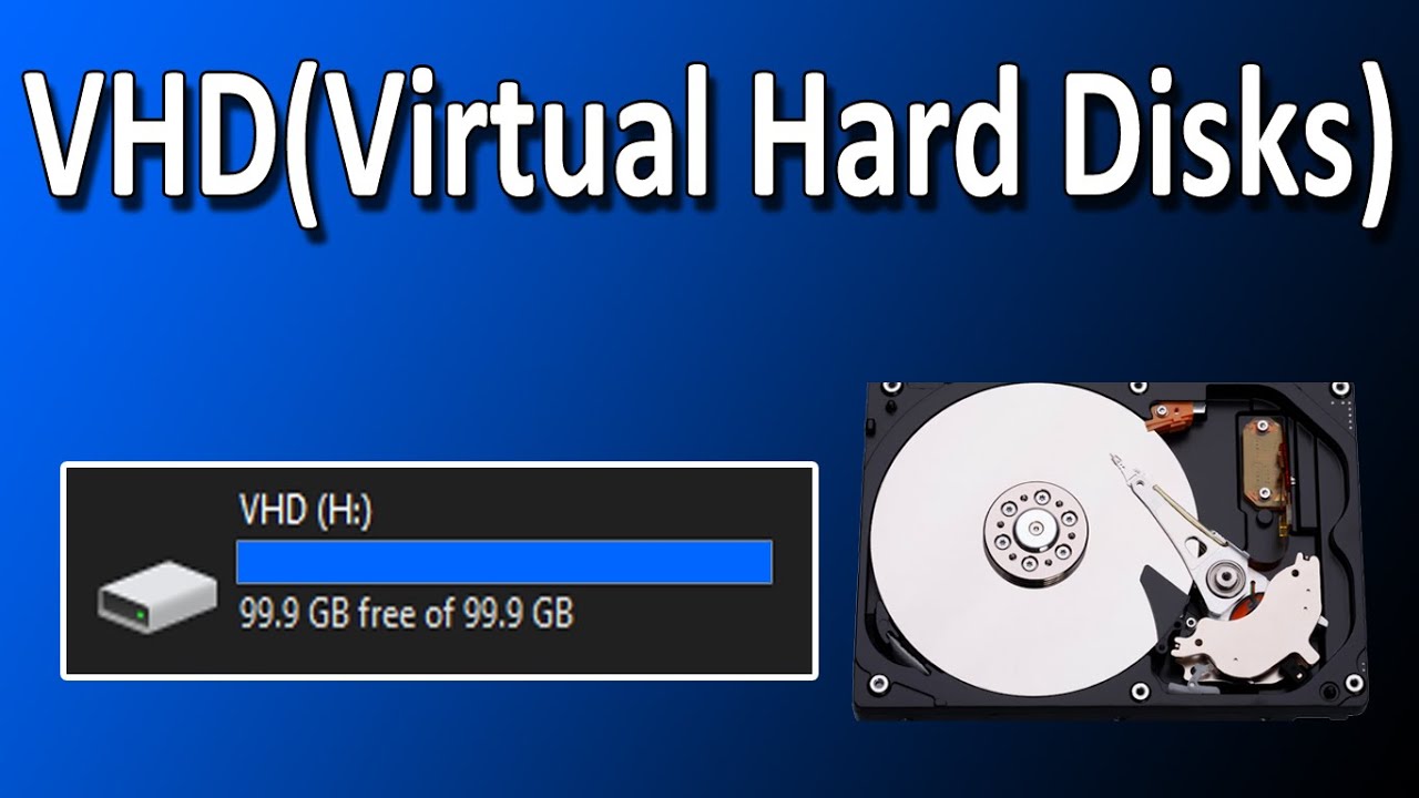 How To Create or Set up VHD(Virtual Hard Disks) on Your PC