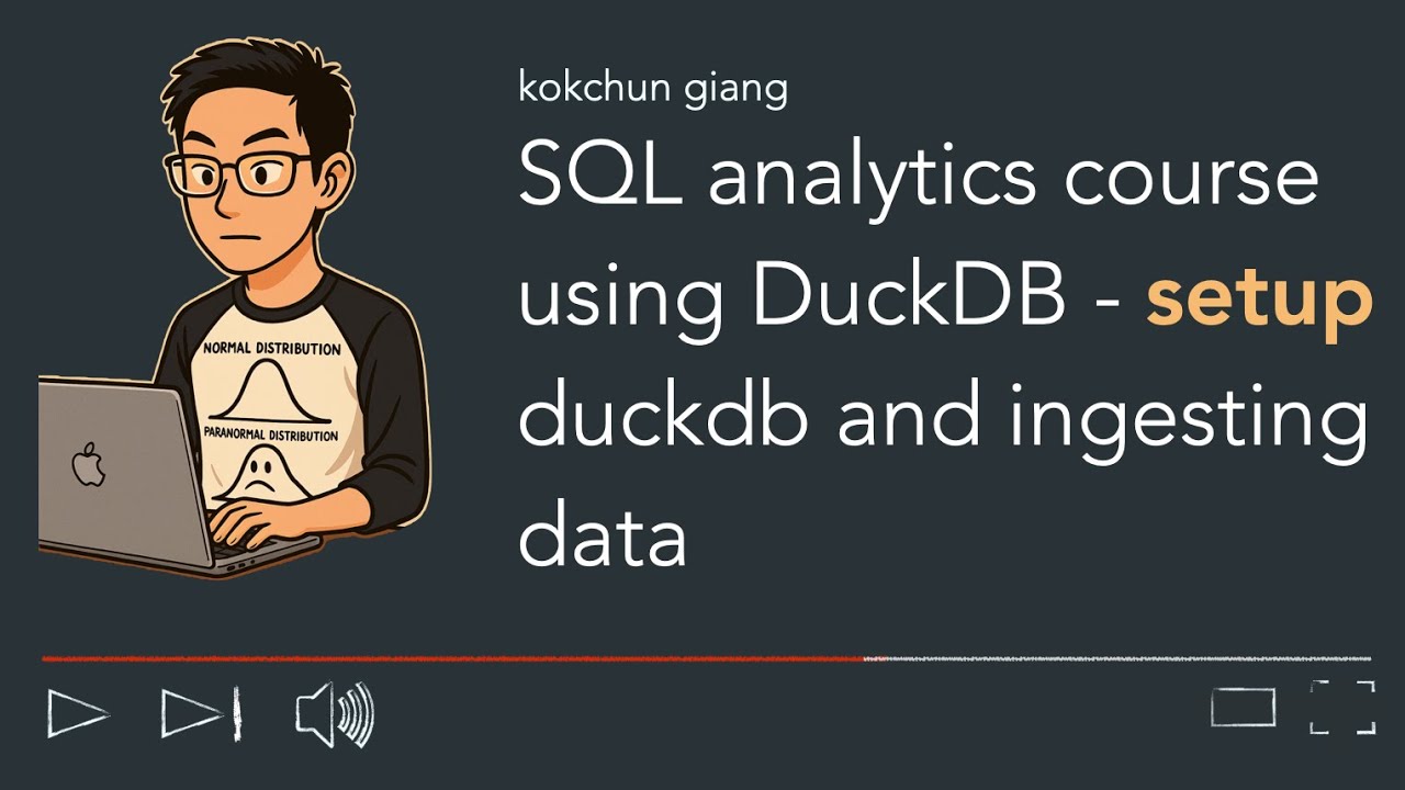 SQL analytics with DuckDB course   setup DuckDB in mac and windows