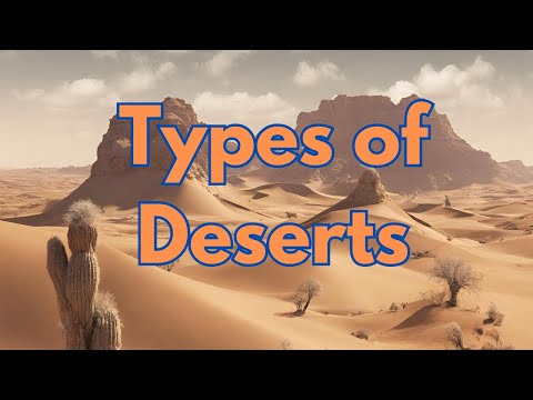 Types of Deserts