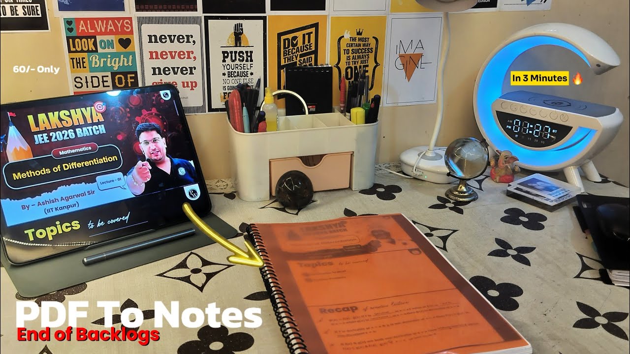 How I Print Online Class Notes (Works With Any Edtech Platform) Step By Step‼️