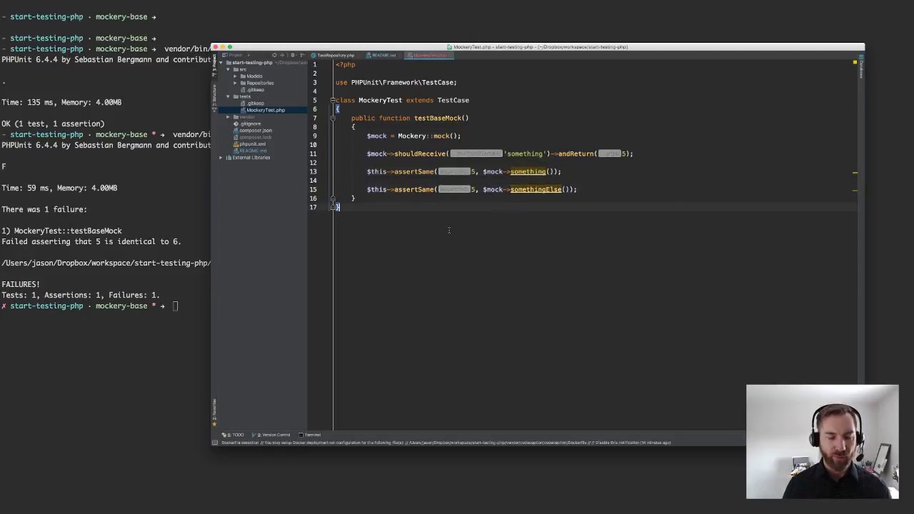 Workshops by JMac - Using Mockery for Test Objects