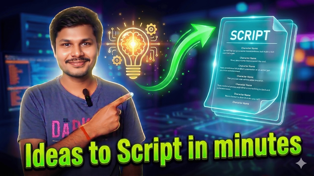 Your Ideas Are Better Than Your Scripts (Until now)