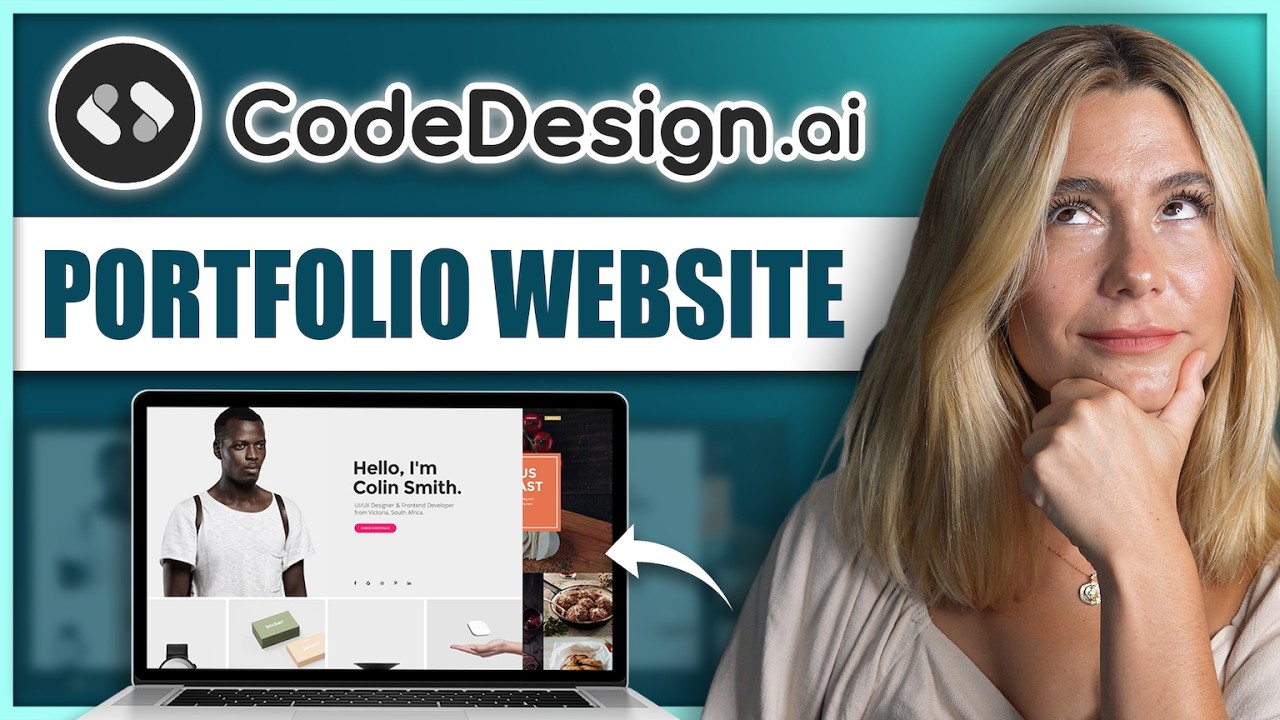 How to Build a Portfolio Website with CodeDesign AI | Freelancers Tutorial