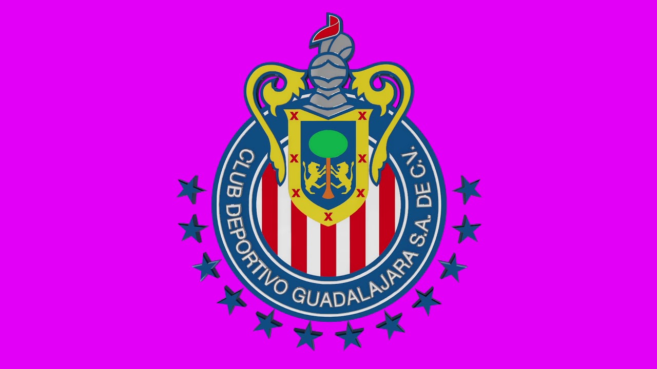 Chivas De Guadalajara Magenta Screen Logo Loop Chroma Animation
