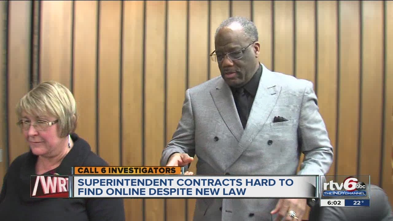 Superintendent contracts tricky to find on school districts' websites, despite new Indiana law