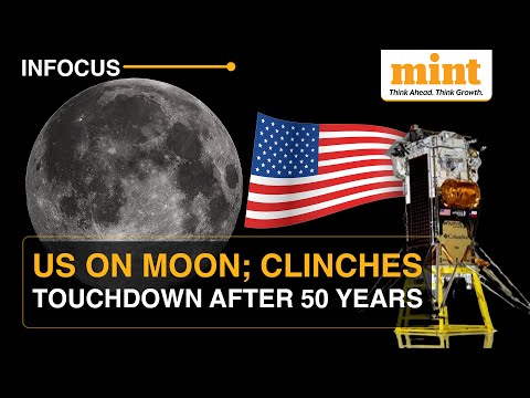US Pulls Off Moon Landing After 50 Years | Odysseus Lands Down Near Lunar South Pole | Watch
