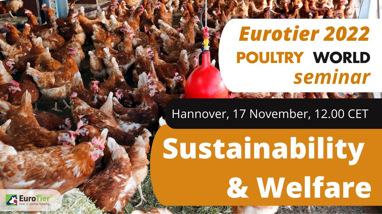 Seminar Sustainability & Welfare - 17 November - Live at EuroTier 2022