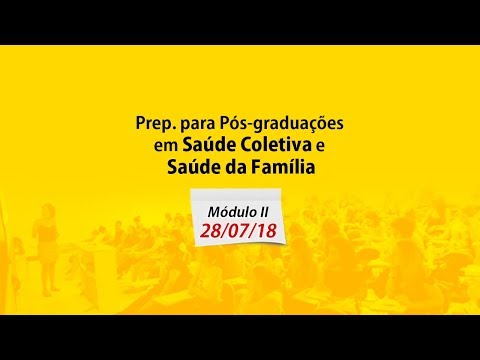 Cursos Gesp - Preparatório para Pós-graduações em Saúde Coletiva e Saúde da Família 2018